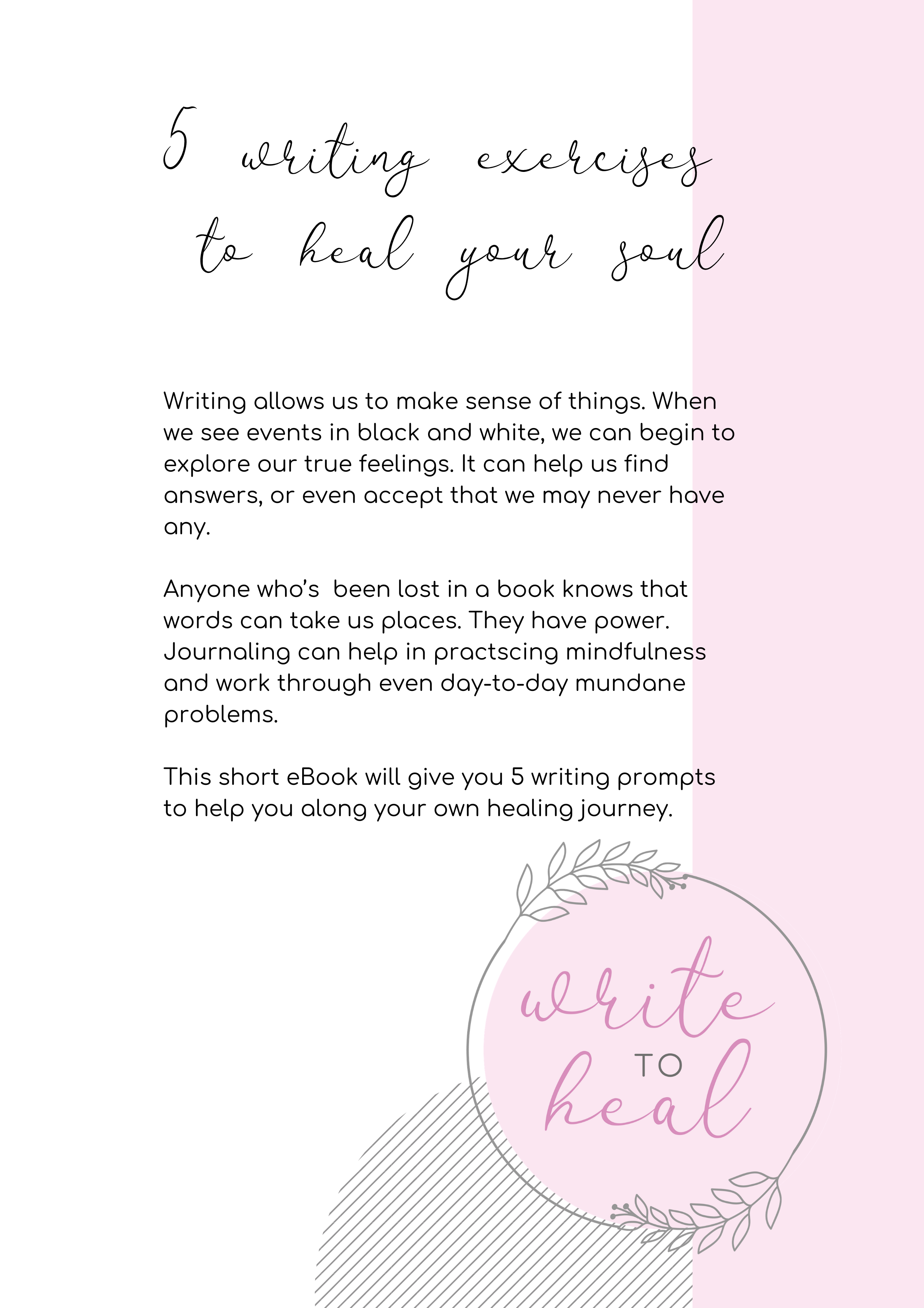 5 writing exercises to heal your soul - The Copy Edge | with CiCi Reagan