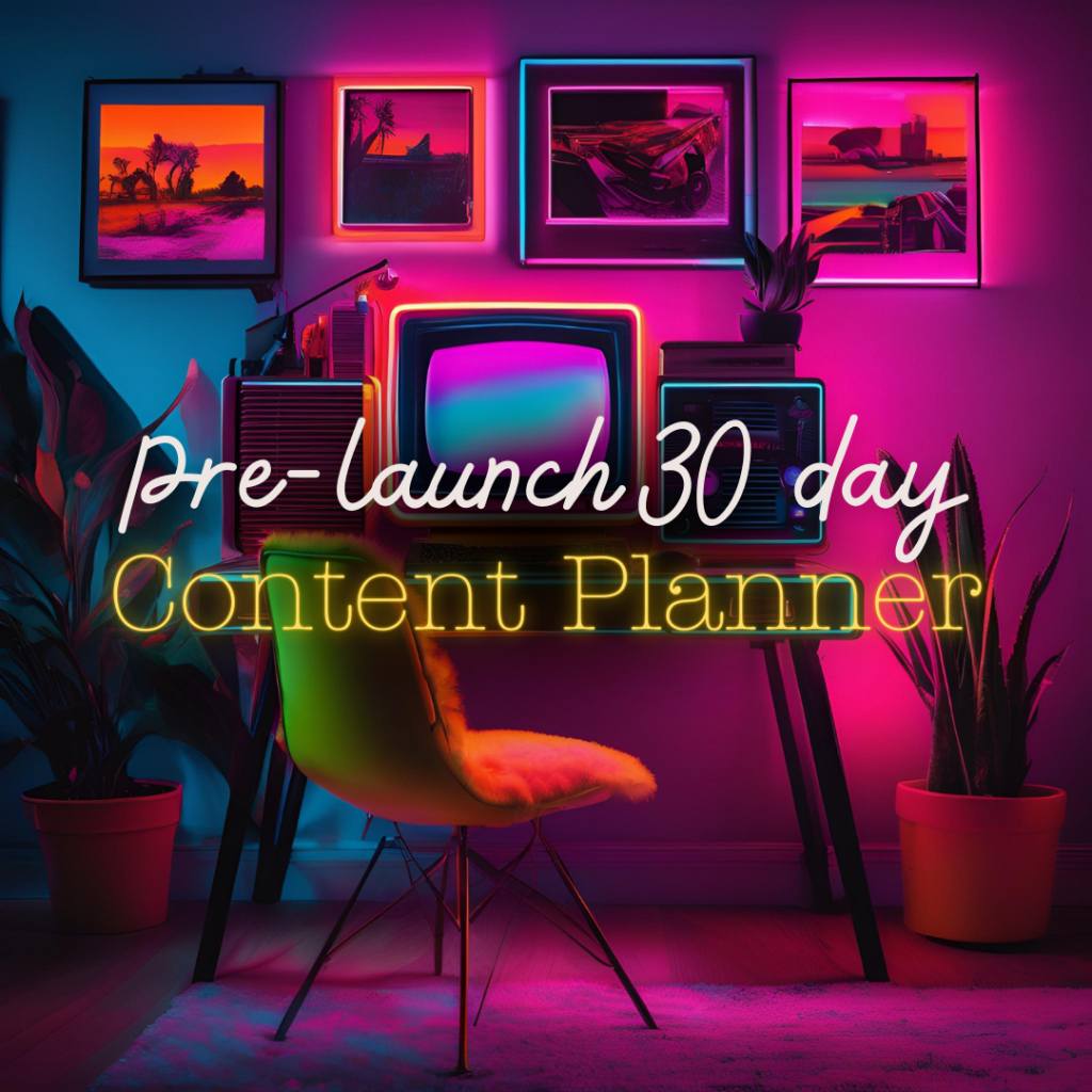 Pre-launch Content Planner - The Copy Edge | with CiCi Reagan